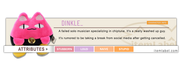 characters – Item Label