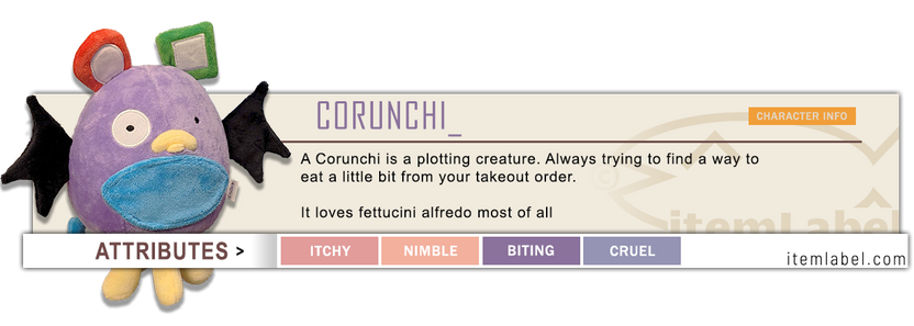 characters – Item Label