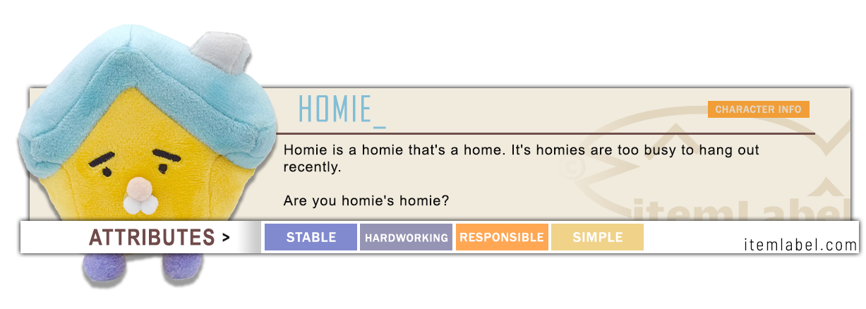 characters – Item Label