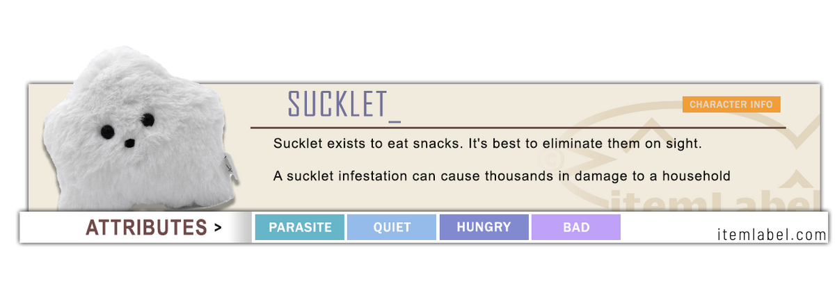 characters – Item Label