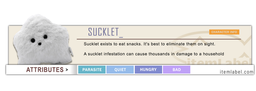 characters – Item Label